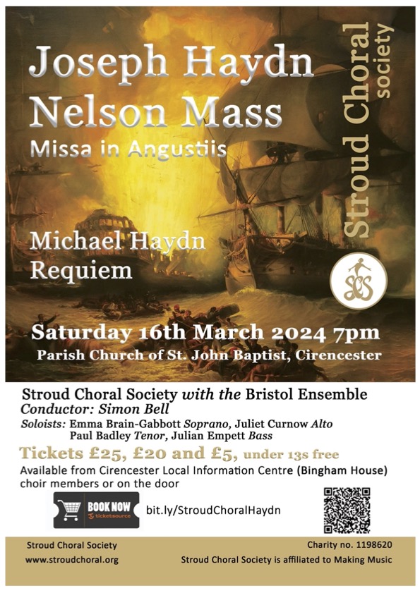 Stroud Choral Society Friends Newsletter 16th February 2024 Stroud Choral Society Friends Newsletter 16th February 2024